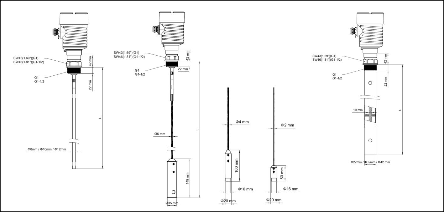 chinasimba - ANL-8010与ANL-8010S通用型导波雷达变送器